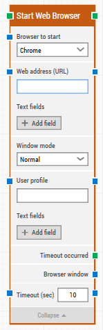 Start Web Browser - The Web building blocks - LEAPWORK